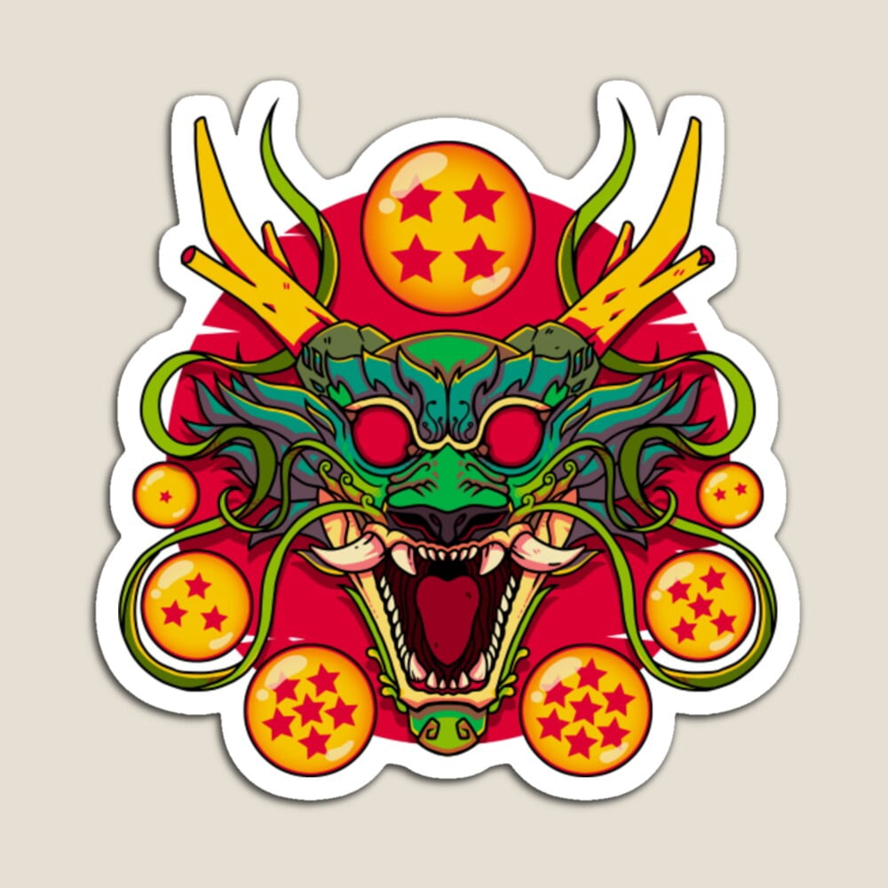 DOPASTICKER Oni Shenron Vintage Decorative Laptop, Phone Stickers ...