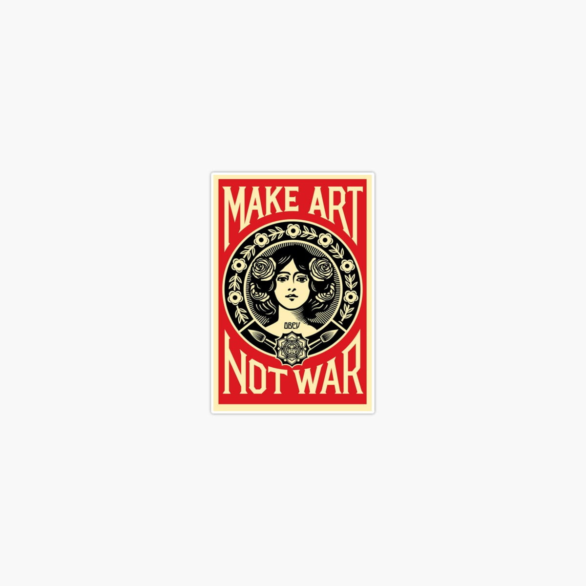 DOPASTICKER Onimart Not War Sticker, Phone Sticker Car Stickers ...