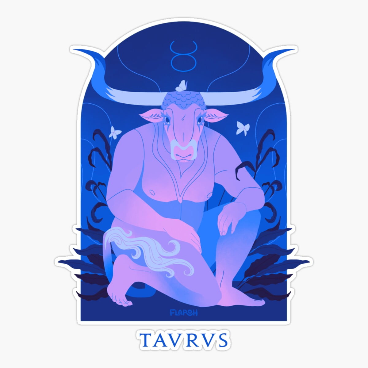 DOPASTICKER Onyx, Taurus, Ancient Greek Astrology Series Sticker, Phone ...