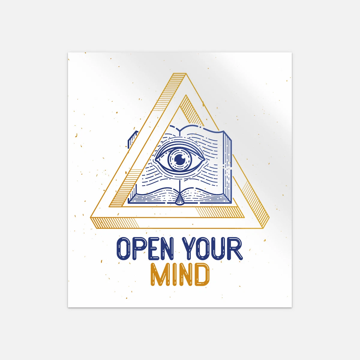 DOPASTICKER Open Your Mind All Seeing Eye Masonic Sticker Decal ...