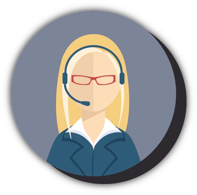 DOPASTICKER Operator Cartoon Silhouette Car Sticker Decal Phone Decal ...