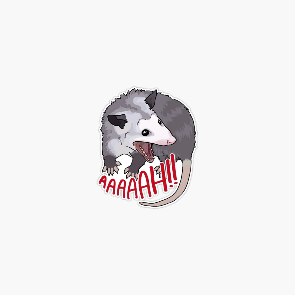 DOPASTICKER Opossum Live Laugh Love Sticker, Phone Sticker Car Stickers ...