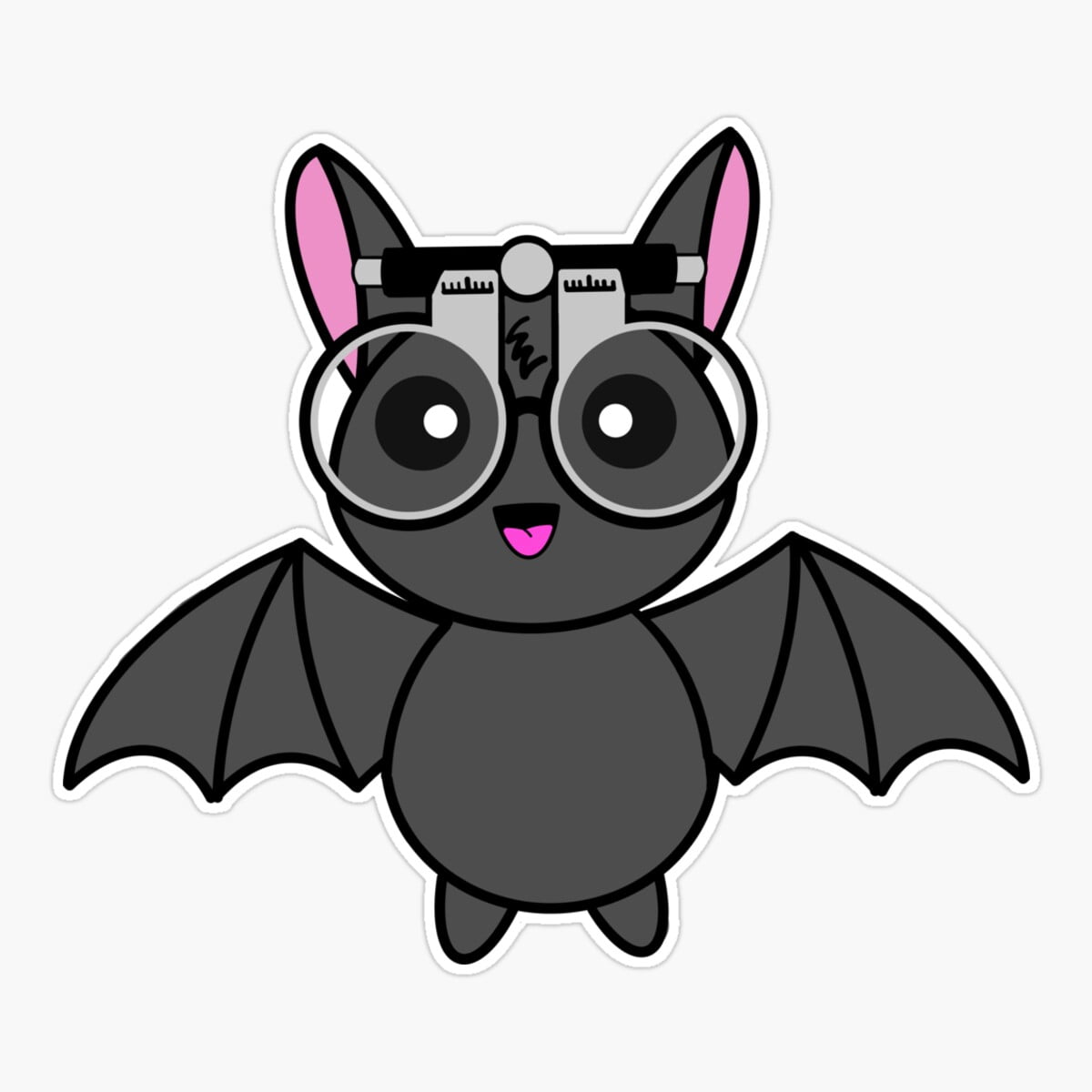 DOPASTICKER Optometry Bat Sticker, Phone Sticker Water Bottle Sticker ...