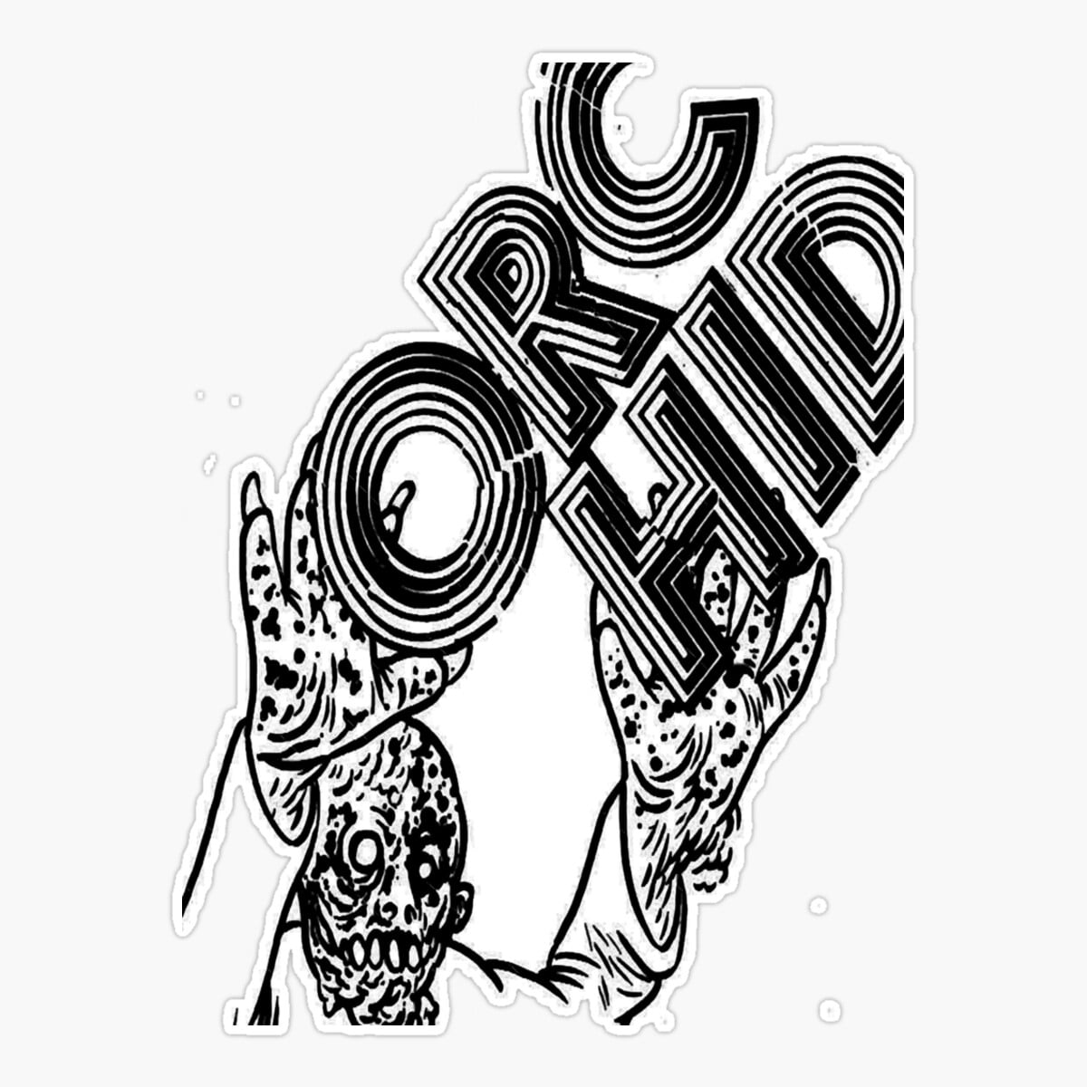 DOPASTICKER Orchid Emoviolence Band Sticker, Phone Sticker Car Stickers ...