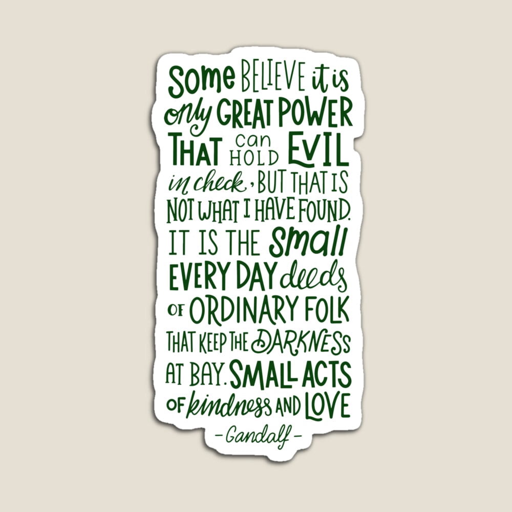 DOPASTICKER Ordinary Folk Quote Sticker, Phone Sticker, Latop Sticker ...