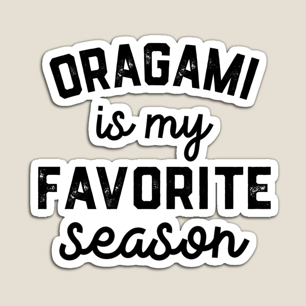 DOPASTICKER Origami Is My Favorite Season Shirt, Origami Mom Dad ...