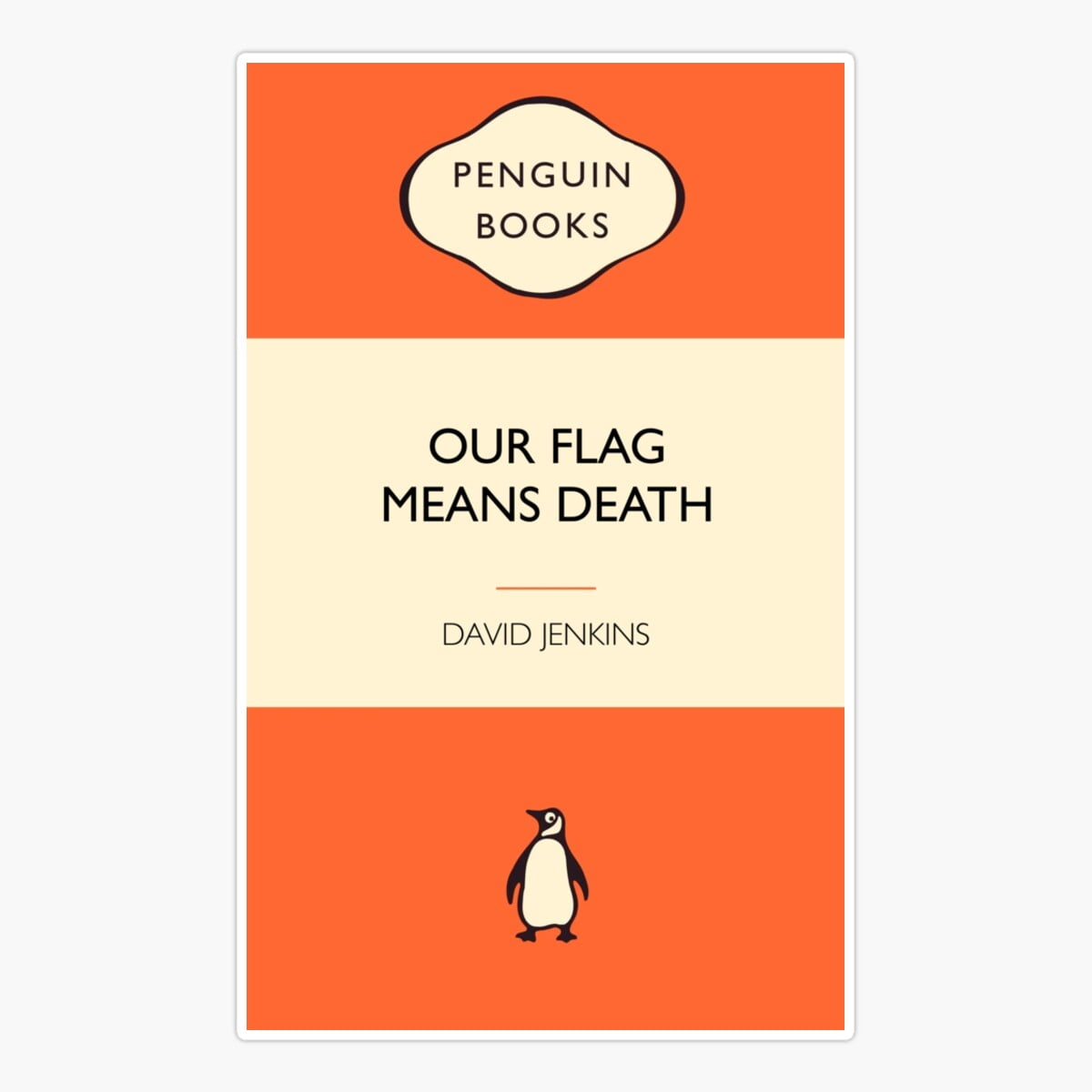DOPASTICKER Our Flag Means Death - Penguin Classics Cover Sticker ...
