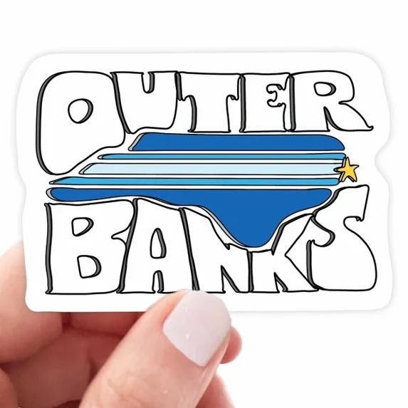 DOPASTICKER Outer Banks Sticker, North Carolina, Obx, Laptop Decal ...