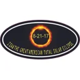 DOPASTICKER Oval I Saw The Great Total Solar Eclipse Sticker Luggage ...