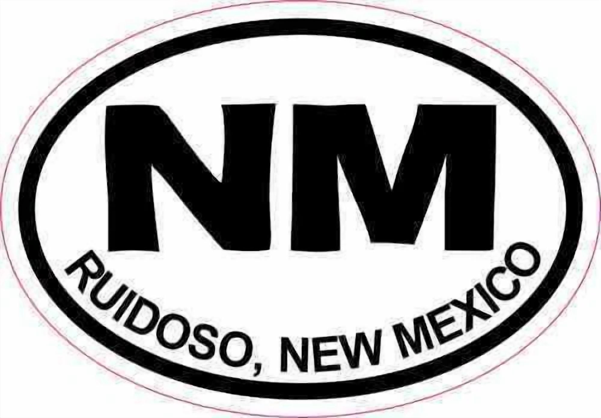 DOPASTICKER Oval Nm Ruidoso Mexico Sticker Travel Luggage Car Cup ...