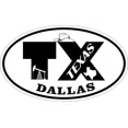DOPASTICKER Oval Oil Rig Dallas Texas Sticker Phone Sticker, Latop ...