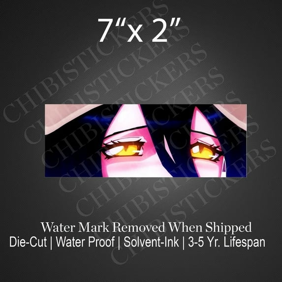 DOPASTICKER Overlord - Albedo, Eyes Slap Jdm Window Sticker Decorative ...