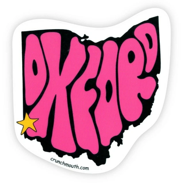 DOPASTICKER Oxford Ohio State Travel Laptop Decal Sticker Laptop ...