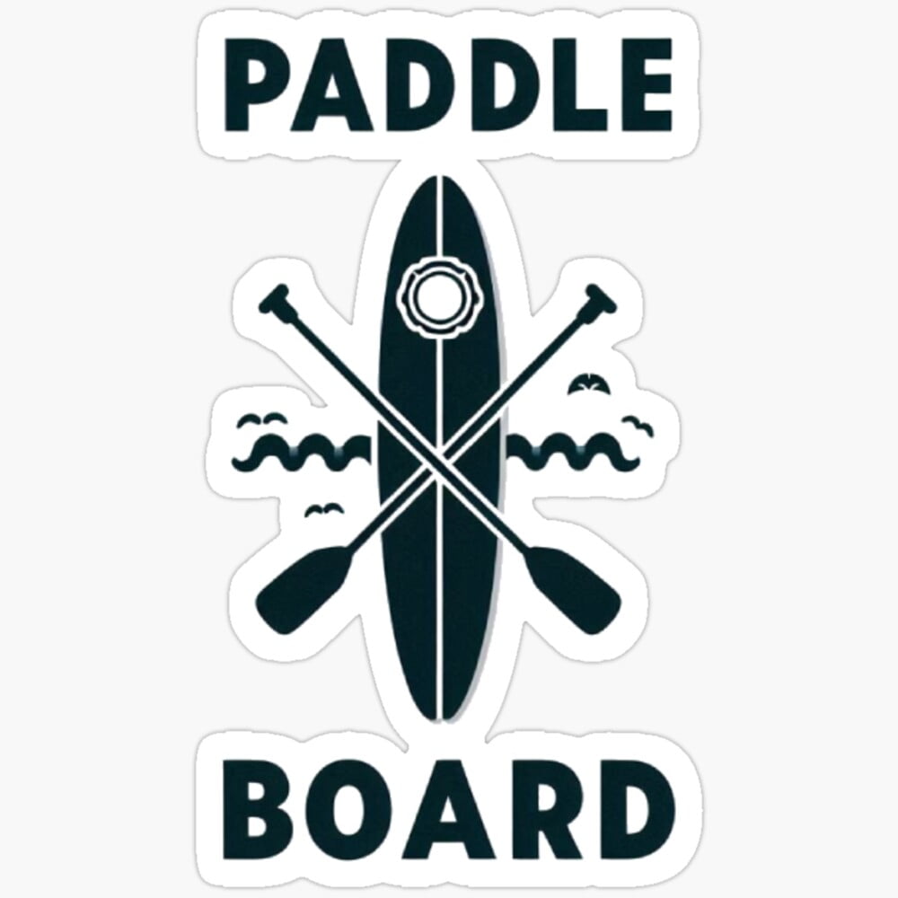 DOPASTICKER Paddle Board Sticker Phone Decal Water Bottle Stickers ...