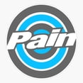 DOPASTICKER Pain! (Blue) Sticker, Phone Sticker Car Stickers, Birthday ...