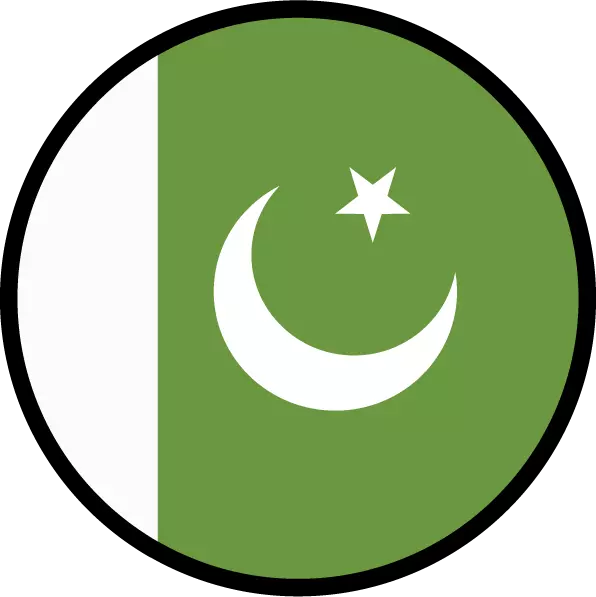 DOPASTICKER Pakistan Flag Circle Sticker Decal Phone Decal Water Bottle ...