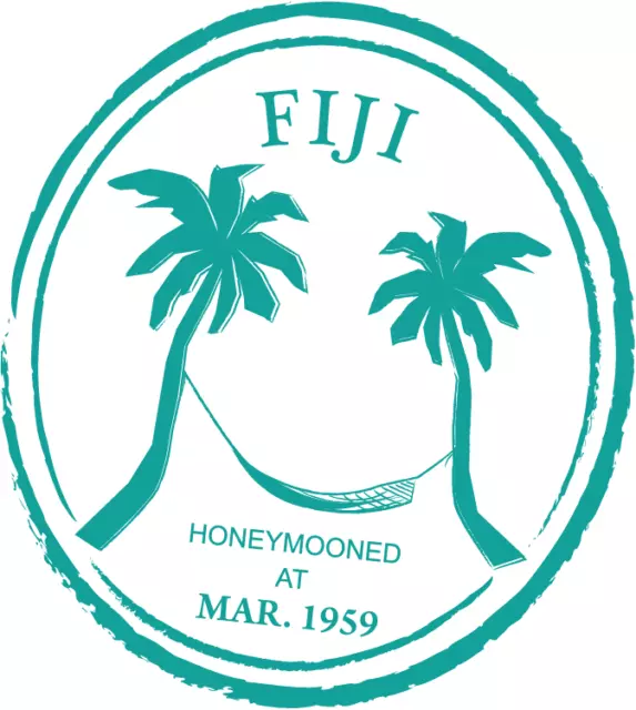 DOPASTICKER Palm Fiji Passport Travel Retro Sticker Decal Phone Decal ...