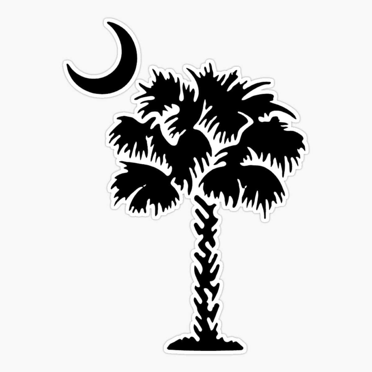 DOPASTICKER Palmetto Sticker, Phone Sticker Water Bottle Sticker Car ...