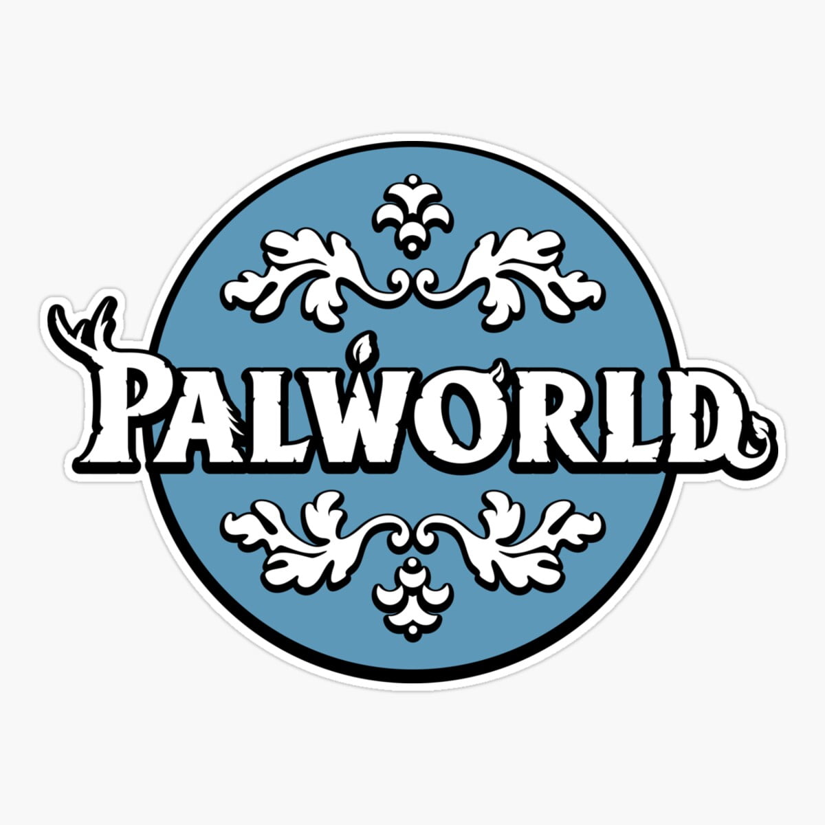 DOPASTICKER Palworld An Logo Sticker, Phone Sticker Water Bottle ...