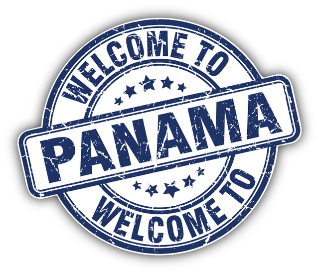 DOPASTICKER Panama Welcome Travel Sticker Decal Phone Decal Water ...