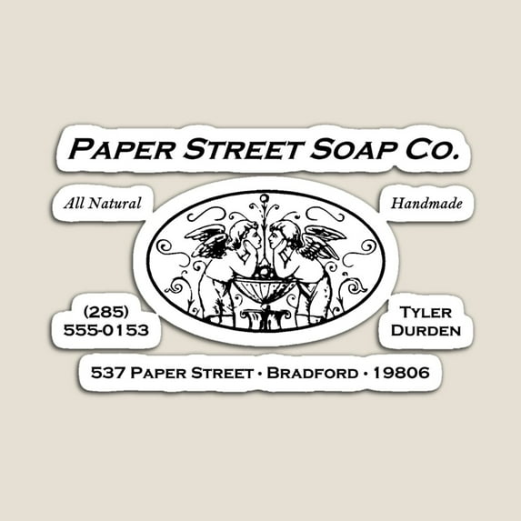 DOPASTICKER Paper Street Soap Company Sticker Decorative Laptop, Phone ...