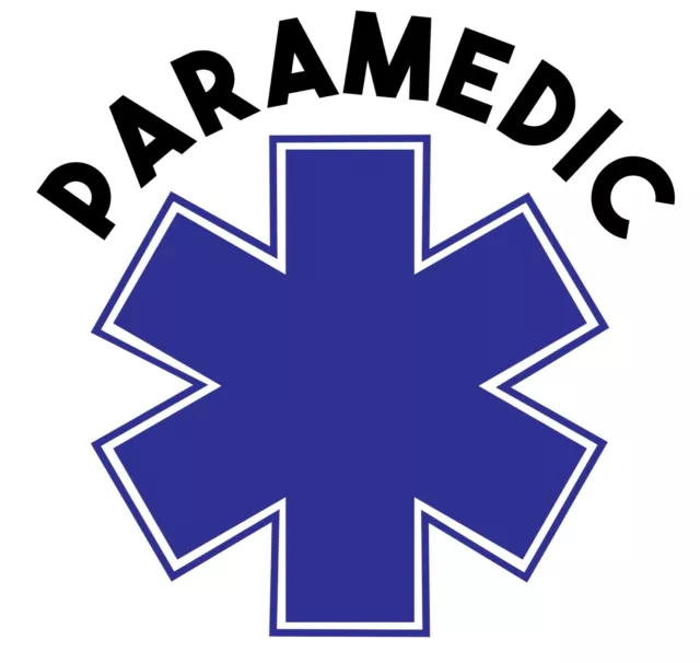 DOPASTICKER Paramedic Sticker Emt Fire Rescue First Responder Medical ...