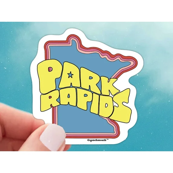 DOPASTICKER Park Rapids Minnesota Sticker For Laptop, Car Phone Decal ...