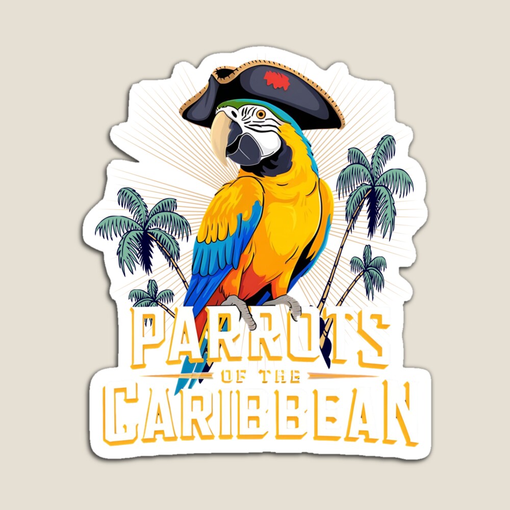 DOPASTICKER Parrots Of The Caribbean - A Pirs Life Chose Me - Always Be ...