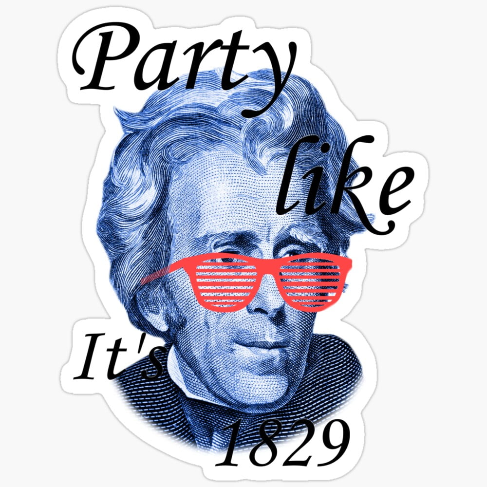 DOPASTICKER Party Of The Nation Sticker Fourth Of July Sticker ...