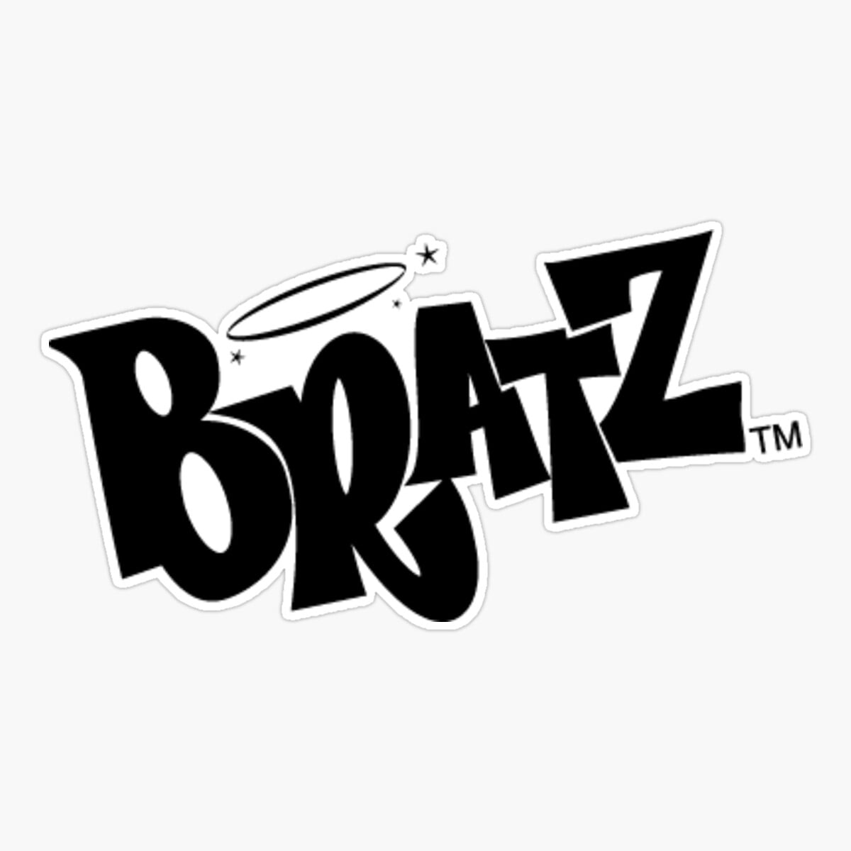 DOPASTICKER Pastel Purple Bratz Pattern Sticker, Phone Sticker Car ...