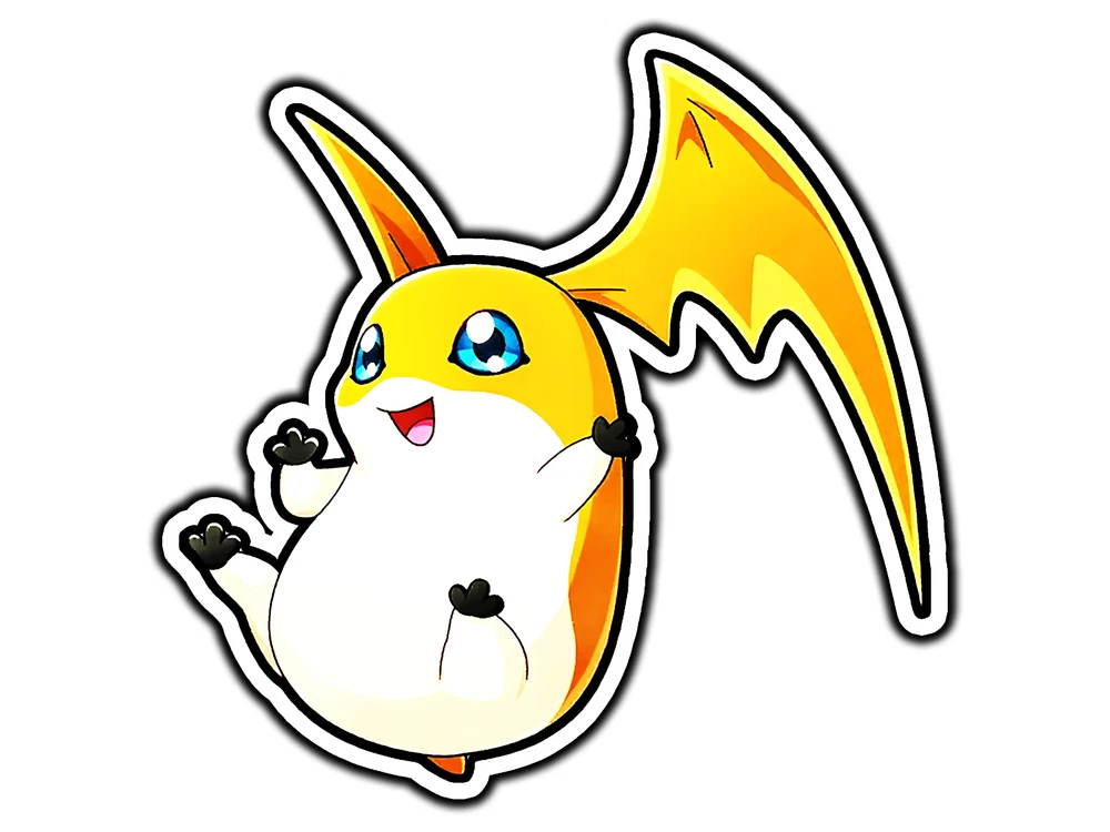 DOPASTICKER Patamon Sticker Decal Phone Decal Water Bottle Stickers ...