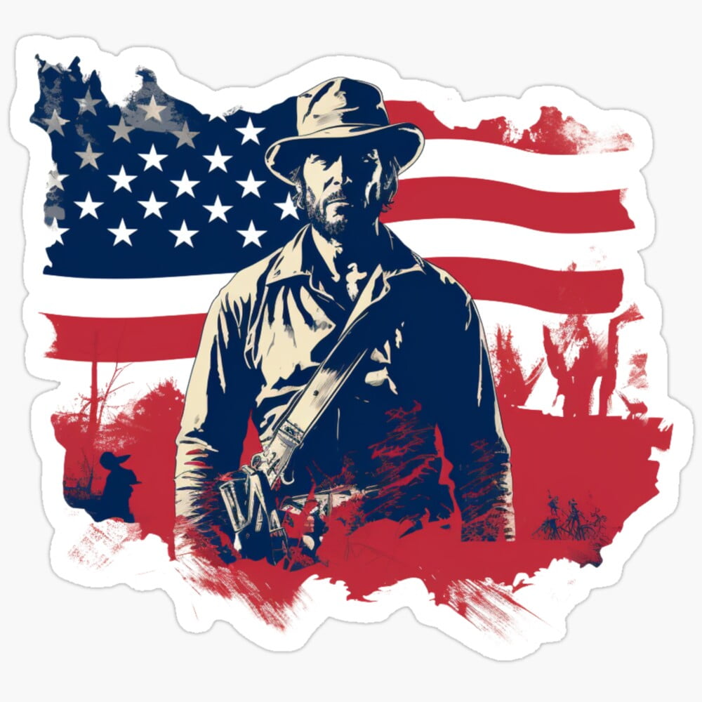 DOPASTICKER Patriotic-Gettysburg Sticker Fourth Of July Sticker ...