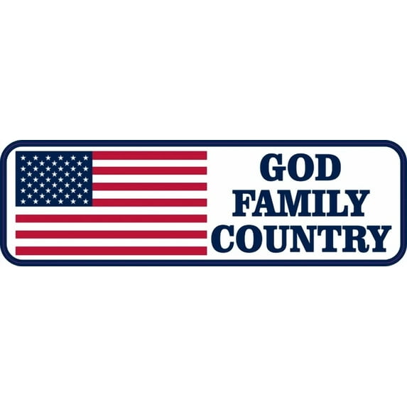 DOPASTICKER Patriotic God Family Country Sticker Phone Sticker, Latop ...