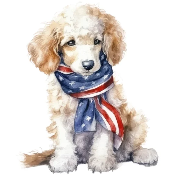 DOPASTICKER Patriotic Usa Dogs Car Sticker Dogs Sticker Phone Sticker ...
