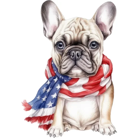 DOPASTICKER Patriotic Usa Dogs Car Sticker Dogs Sticker Phone Sticker ...