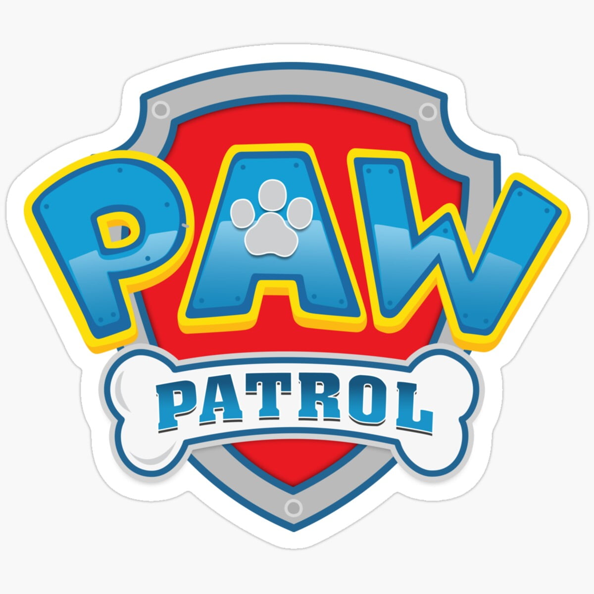 DOPASTICKER Patrol Logo Sticker, Waterproof Decal For Pet Lovers Phone ...