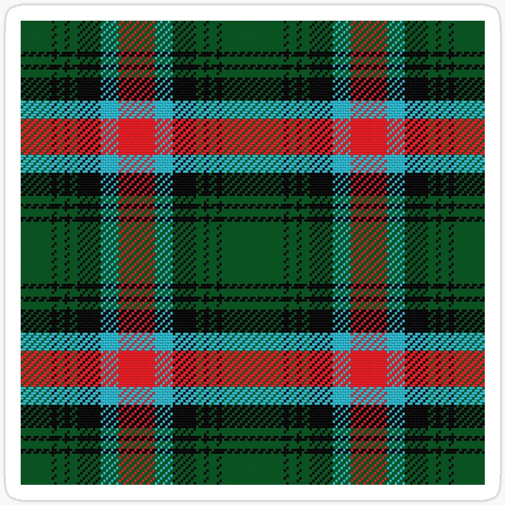 DOPASTICKER Pattern Scottish Tartan Georgia, Perfect Birthday Gift ...