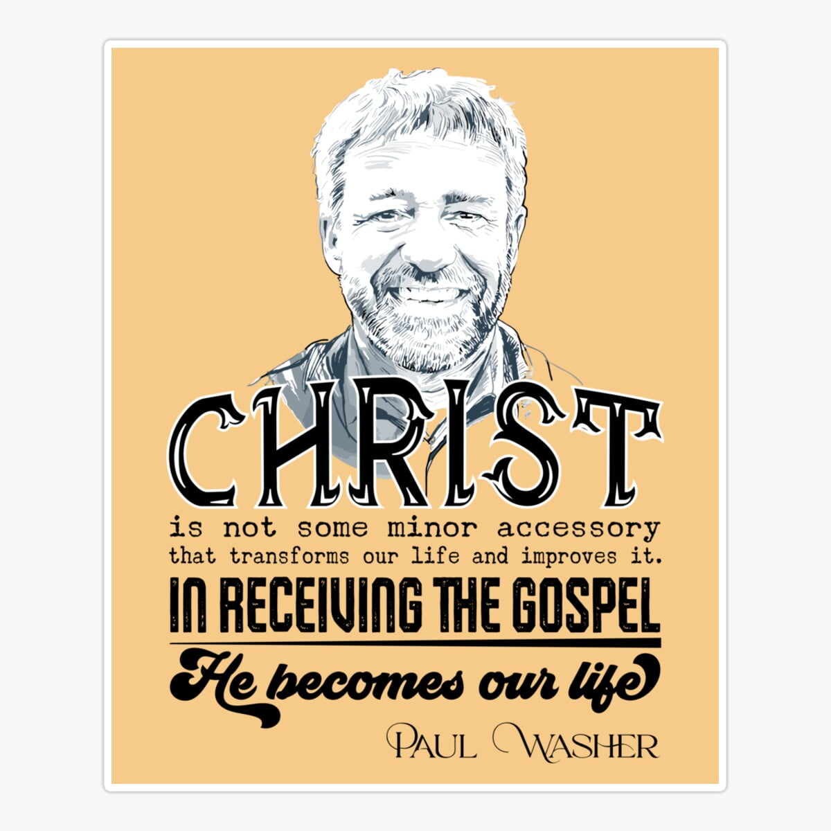 DOPASTICKER Paul Washer Quote Sticker, Phone Sticker Water Bottle ...