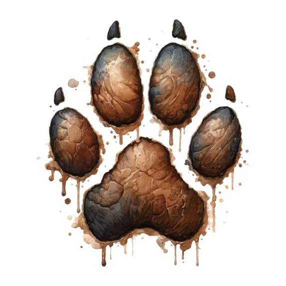 DOPASTICKER Paw Print Car Sticker Tuning Rear Window Phone Sticker ...