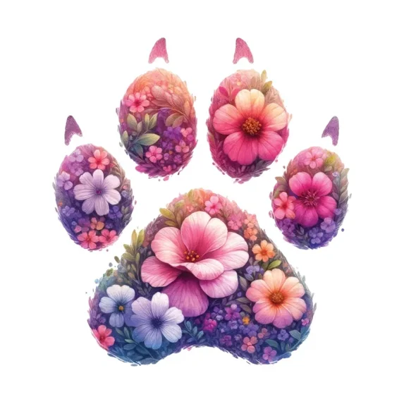 DOPASTICKER Paw Print Car Sticker Tuning Rear Window Phone Sticker ...