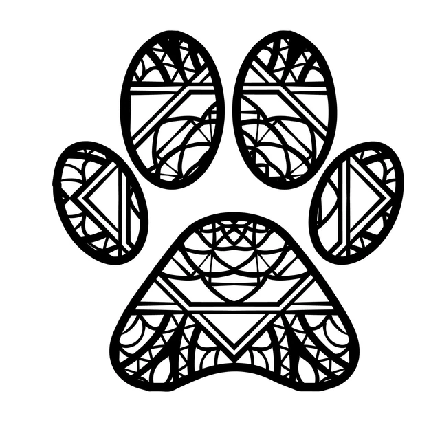 DOPASTICKER Paw Sticker Pet Cat Dog Love Adopt Momma Animals Cute Sweet ...