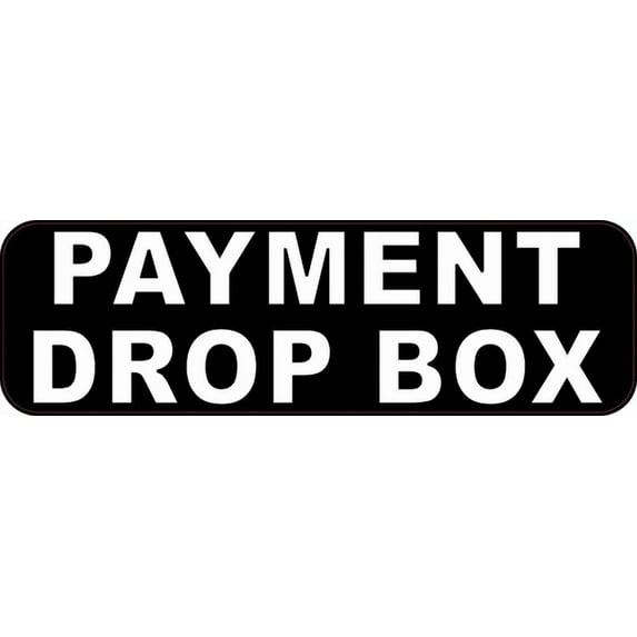 DOPASTICKER Payment Drop Box Sticker Phone Sticker, Latop Sticker ...