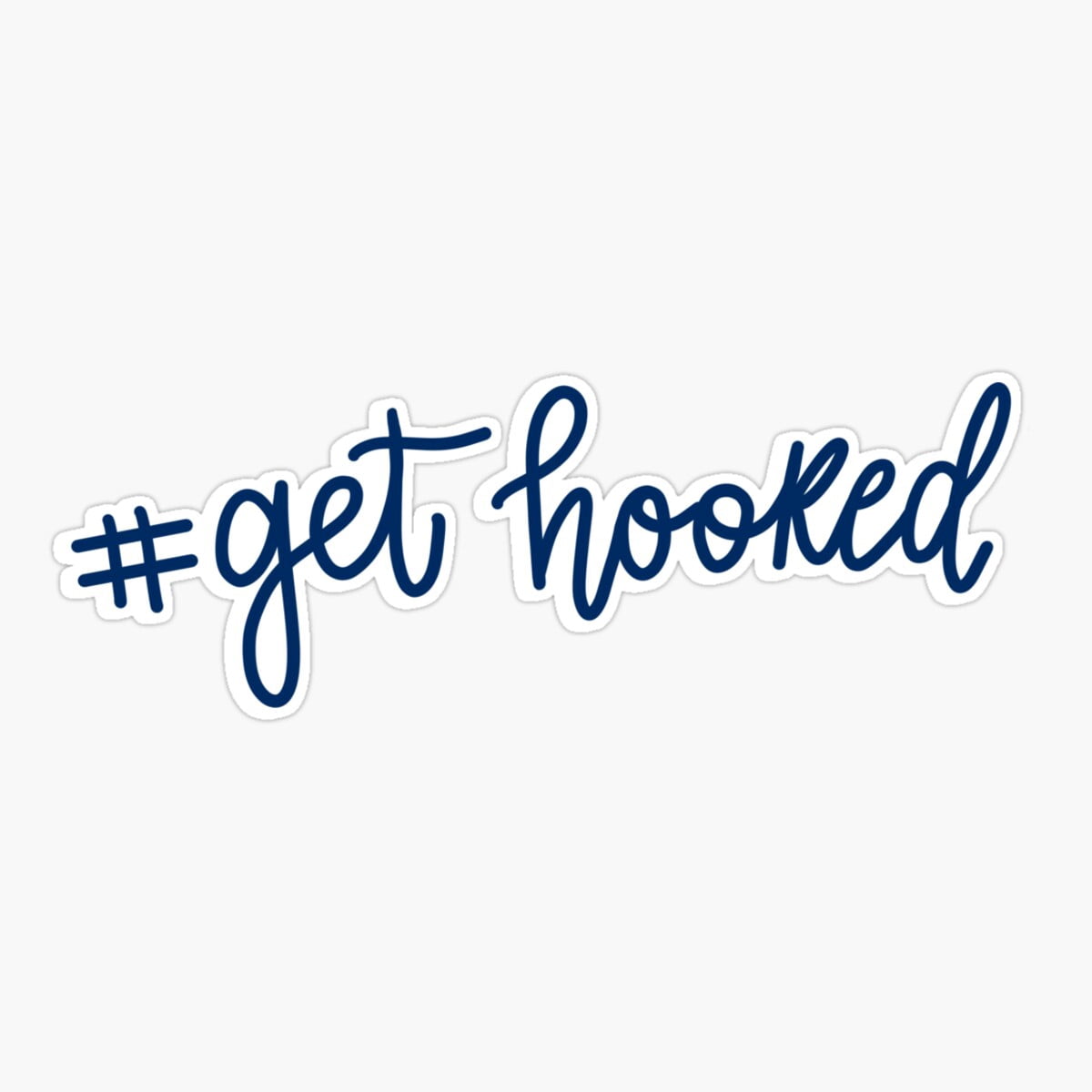 DOPASTICKER Pba Get Hooked Design Sticker, Phone Sticker Car Stickers ...