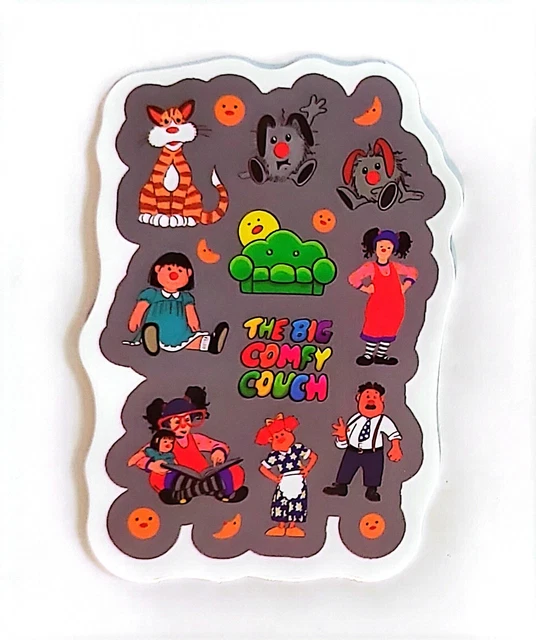 DOPASTICKER Pbs The Big Comfy Couch Loonette Molly Granny Clock Rug ...