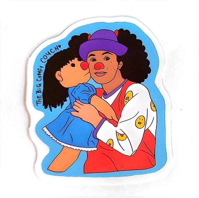 DOPASTICKER Pbs The Big Comfy Couch Loonette Molly Granny Clock Rug ...