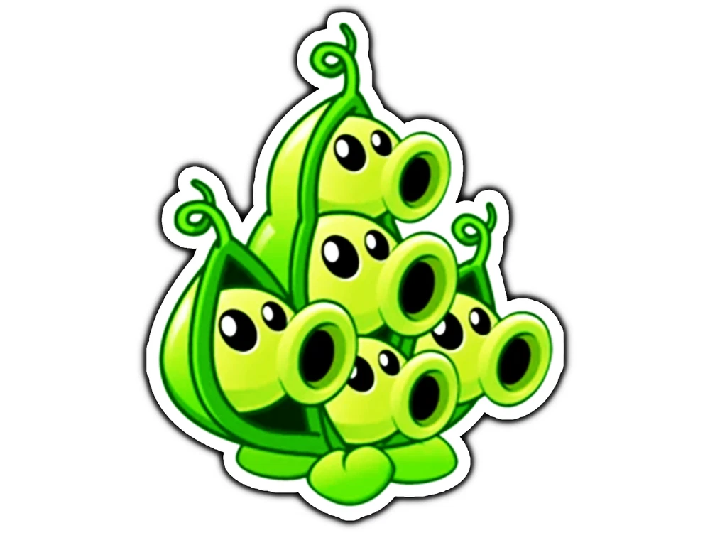 DOPASTICKER Pea Pod Sticker Decal Phone Decal Water Bottle Stickers ...
