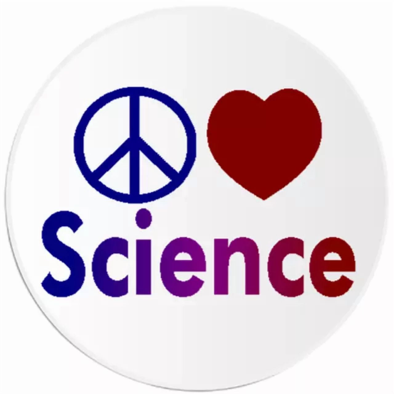 DOPASTICKER Peace Love Science Sticker, Scientist Lab Phone Decal Water ...