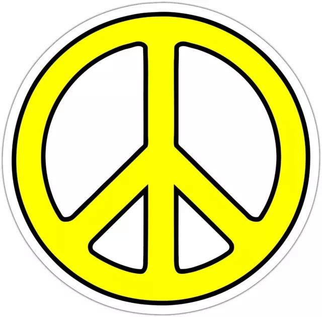 DOPASTICKER Peace Sign Hippie Love Car Window Sticker Decal Phone Decal ...