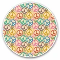 DOPASTICKER Peace Sign Hippy Cool Gift Decorative Laptop, Phone ...