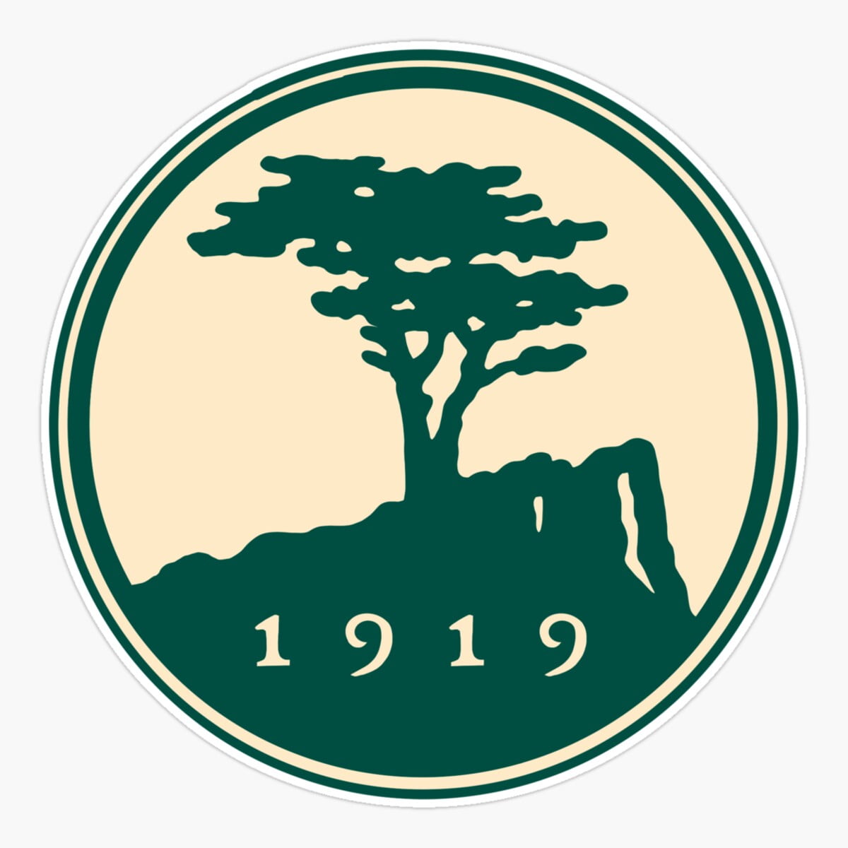 DOPASTICKER Pebble Beach Golf Course Sticker, Phone Sticker Car Sticker ...
